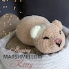 Crochet Cat Pattern: Marshmallow Kittie Amigurumi Cat Pattern Instant Download Pattern English ...