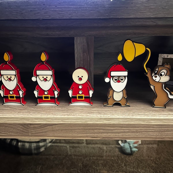 Pluto's Christmas Tree Inspired Chip and Dale Decor - Etsy