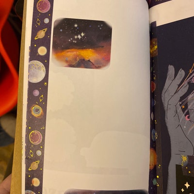 Galaxy Themed Stickers Pack, Space Sticker Set, Nebula, Milky Way ...