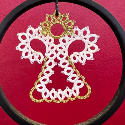 Tatting Pattern PDF little Angel for Shuttles - Etsy