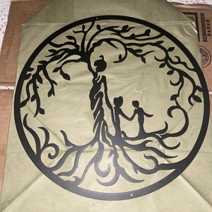 Mother Tree of Life, Metal Tree of Life, Mother With Children Wall Art ...