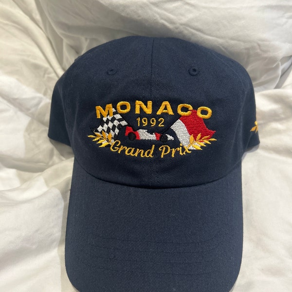 Monaco Grand Prix 1989 Hat, Monaco Hat, F1 Hat, Formula 1 Hat, Monaco ...