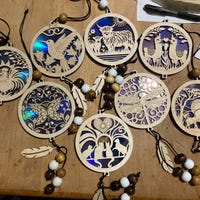 Quarter Moon With Stars Suncatcher Repurposing Dvds Laser Cut File SVG ...