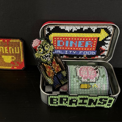 Victorian Poison Bottle Bookmark Pattern Cross Stitch Embroidery Gothic ...