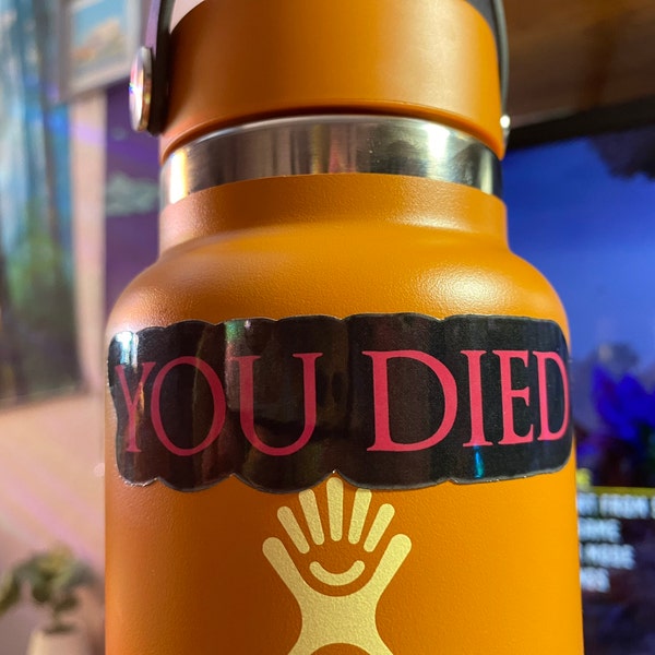 You Died Sticker - Etsy