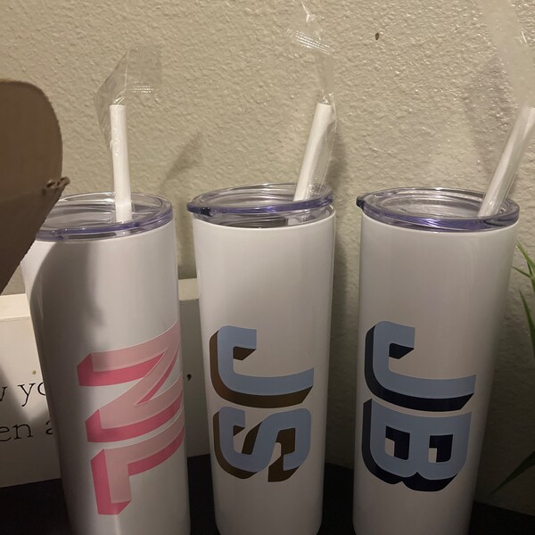 Single Initial Monogram Sticker - Etsy