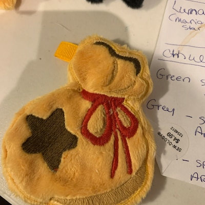 ITH Blue Dragon Sea Slug Plush Embroidery Pattern Adorable Blue ...