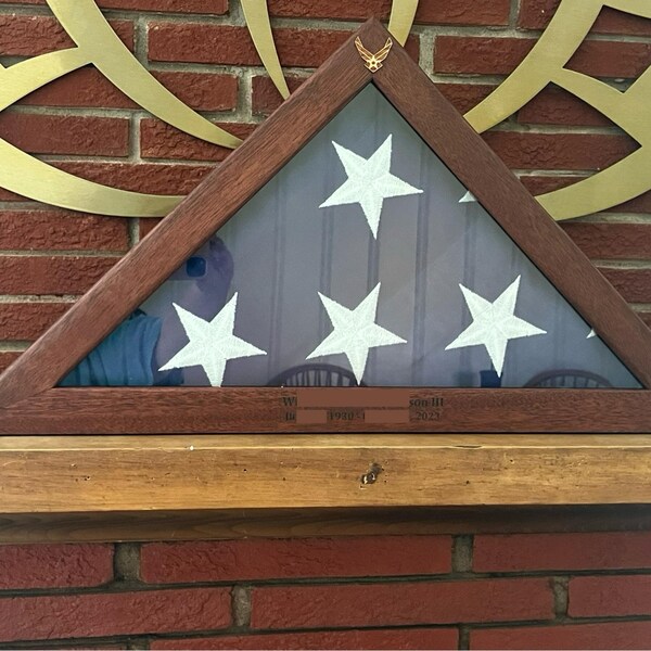 Navy Pilot Wings Shadow Box - Etsy