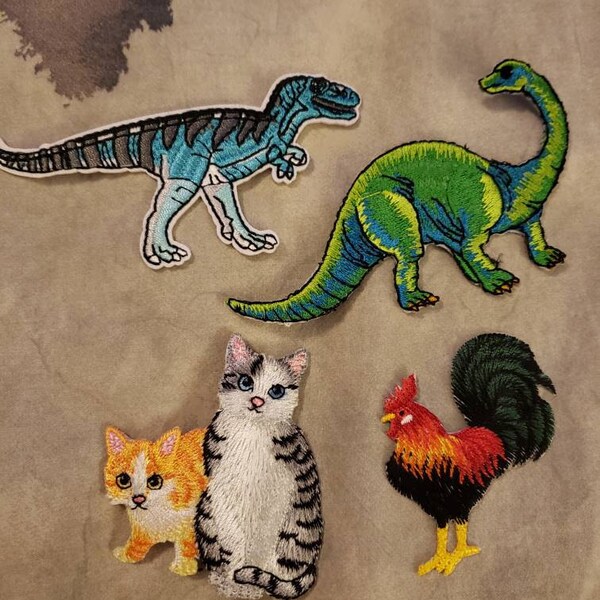 Cat - Kitten - Pet - Domestic - Cat Pals - Embroidered Iron on Applique ...