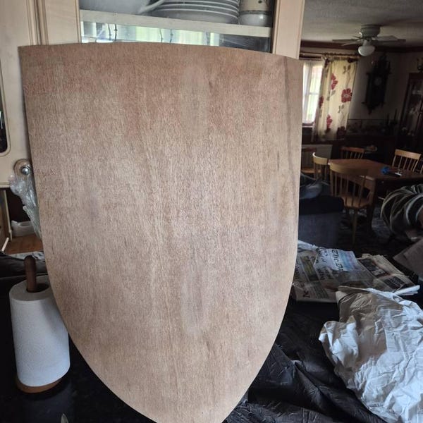 Blank Round Topped Kite Shield: 1066 Re-enactment Ready Medieval Knight ...