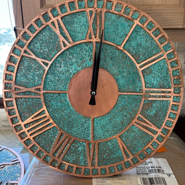 Wall Clock, Copper Wall Clock, Wall Clock Unique, Wall Clock Modern, Mall Clock Kitchen, Copper ...