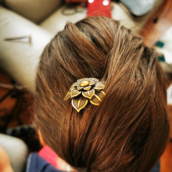 Handmade Hair Comb, Funct. Length 6,5cm,unique Piece,handcrafted,metal ...