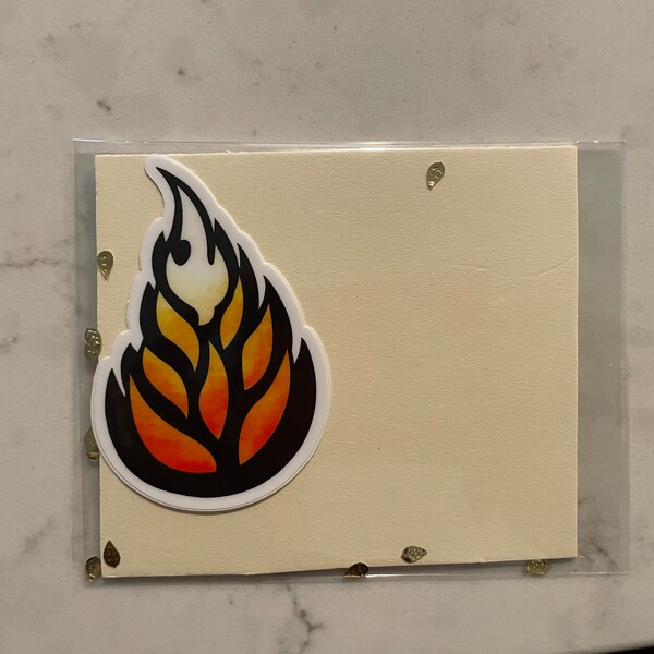 Holy Spirit - Pentecost Flame - Catholic Sticker - Vinyl Sticker - Etsy