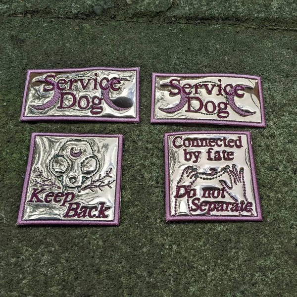 Halloween Spooky Service Dog Patches Spooky Dinosaurs Costumes for 4x4 ...