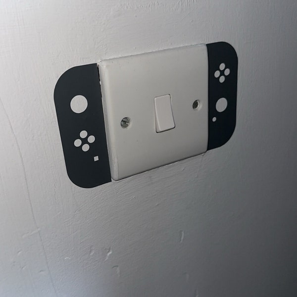 GAMING LIGHT SWITCH | Controller Design | Kids Bedroom Vinyl Wall Decal ...