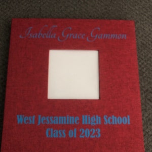 Graduation Photo Album Personalized Linen Self Adhesive Custom ...