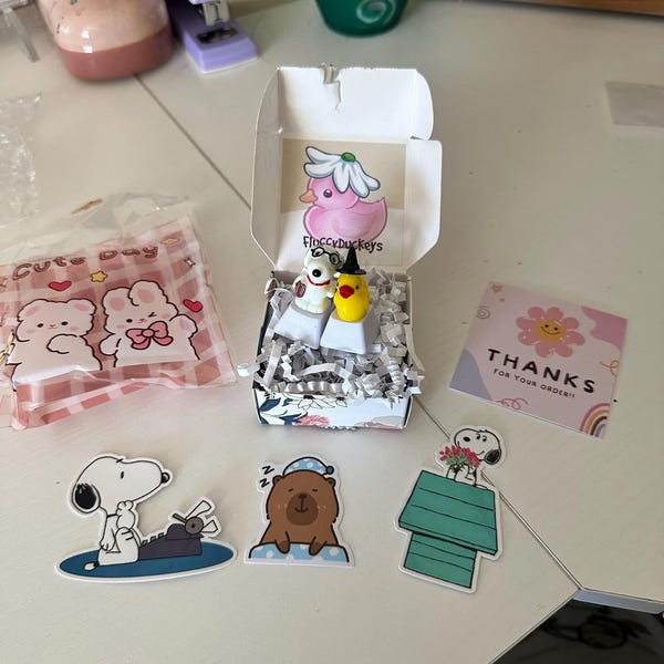 Kawaii Snoop Keycaps, Dog Keycaps, Animal Keycaps, Cute Keycaps - 1pc ...