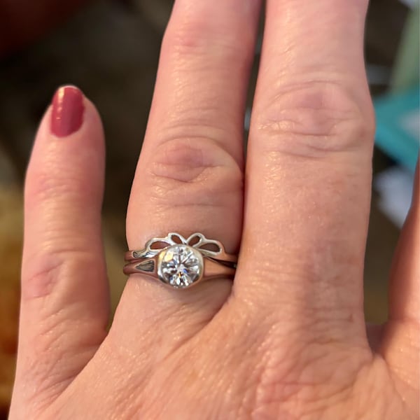 14k Octagon Ring Honeycomb Ring Geometric Ring Stacking Ring Octagon ...