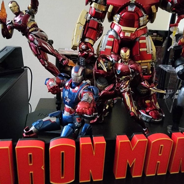 Iron Man Logo Fan Sign. 3D Printed. High Quality. Great Gift for Marvel ...