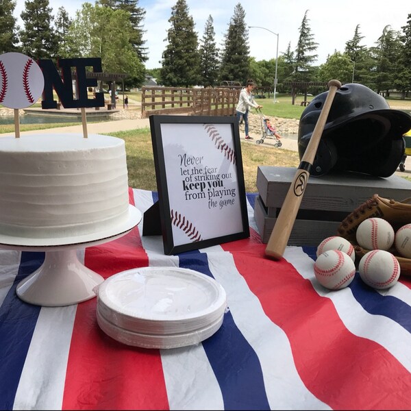 Baseball Printable Wall Art | Never Let the Fear of Striking Out Keep ...