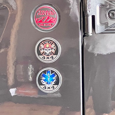 Firefighter Rated Unique METAL 4x4 Badges Made for Any 4x4 Vehicle - Etsy