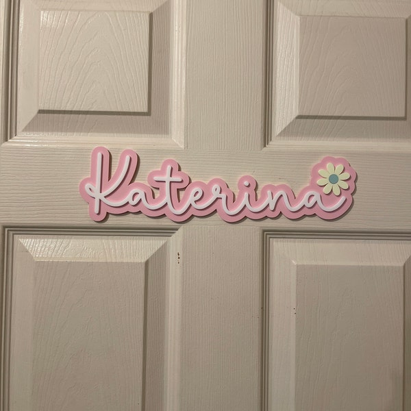 Personalized Name Sign, Door Name Sign, Nursery Name Sign, Baby Name ...