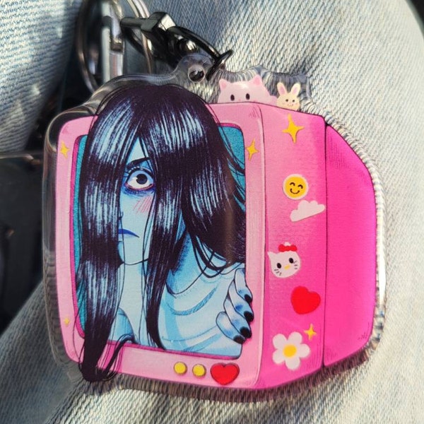Haunted Virtual Pet Keychain - Etsy