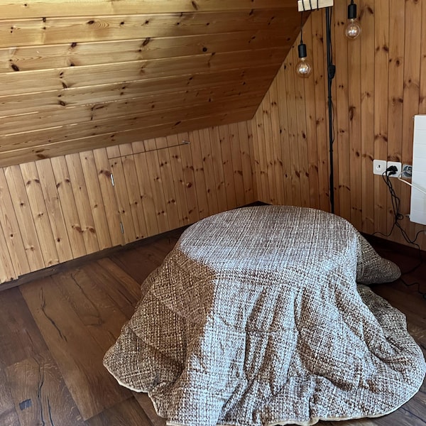 Kotatsu Futon Comforter Premium Cotton Fluffy Table Square Rectangle ...