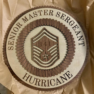 TYNDALL Air Force Base 3D Wood Plaque Custom PCS Retirement Gift ...