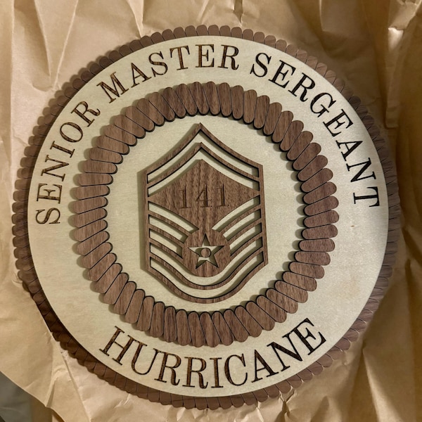 WALTER REED Hospital Andrews Air Force Base 3D Wooden Name Plaque Army ...