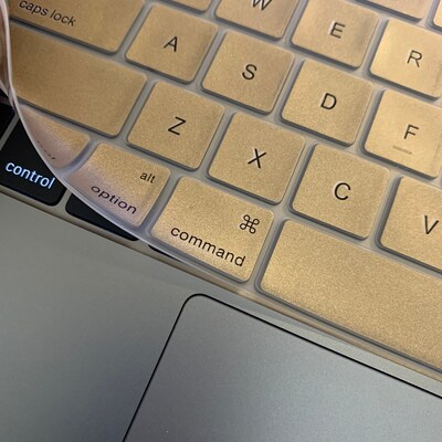 Gold Silicone Keyboard Cover, Tech Accessory, MacBook Pro Keyboard ...