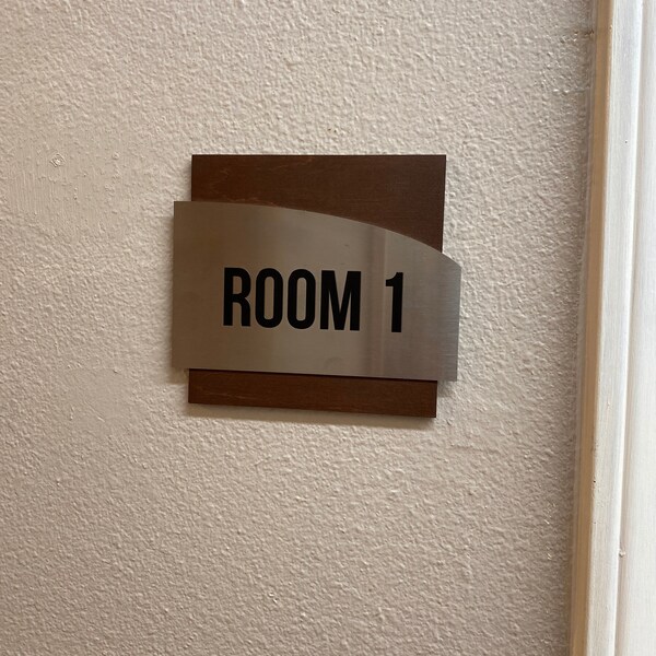 Bsign - Door Number Sign - Modern Exam Room Numbers - Apartment Door ...