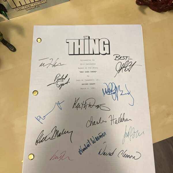 Friends the One With the Flashback Episode TV Script Autographed: David ...
