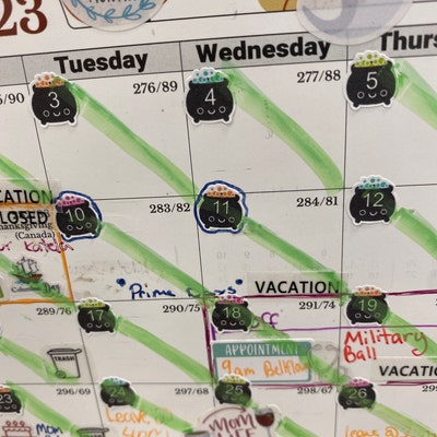 Happy Anniversary Cake Reminder Cute Kawaii Planner Stickers for Erin ...