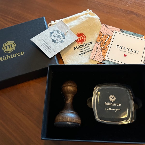 Large Custom Stamp - Large Packaging Stamp - Large Logo Stamp - Made ...