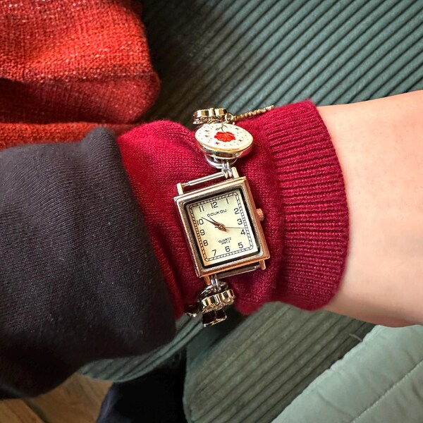 Colorful Watch Bag Strap,13 Clocks Metal Bag Chain,y2k Niche Watch ...