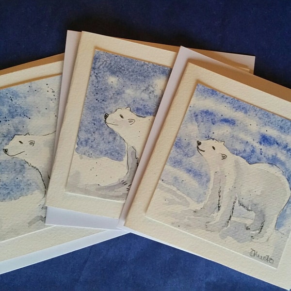 Snowdrop Greeting Birthday Card Pack of Four Handmade Original ...