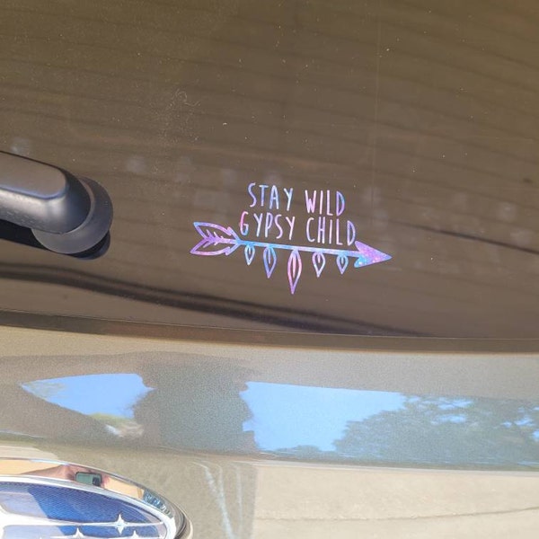 Stay Wild Decal, Gypsy Child Decal, BOHO Arrow Decal, Adventure Decal ...