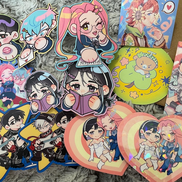 Alien Stage (ALNST): School AU Stickers - Etsy