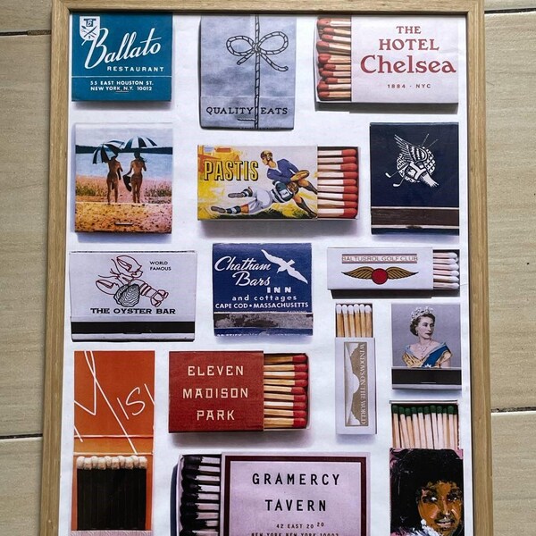 CUSTOM MATCHBOOK ART | Personalized Digital Matchbox Gift | Large ...