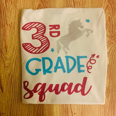 Third Grade Squad Svg Eps Png Cutting Files for Silhouette - Etsy