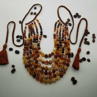 1 Full Strand Matte Natural Grey Map Jasper Beads Gray Crazy - Etsy