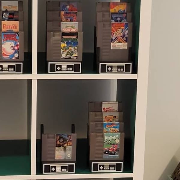 NES Game Cartridge Holder Stand (4 Holder) Glow in the Dark - Etsy