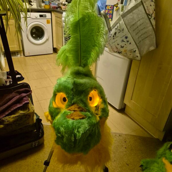 Cut & Carved Raptor Foam Head Base for Costumes, Mascots and Fursuits ...