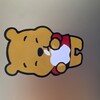 4x Pooh Car Sticker Disney Bumper Sticker Window Decal Vinyl Sticker ...