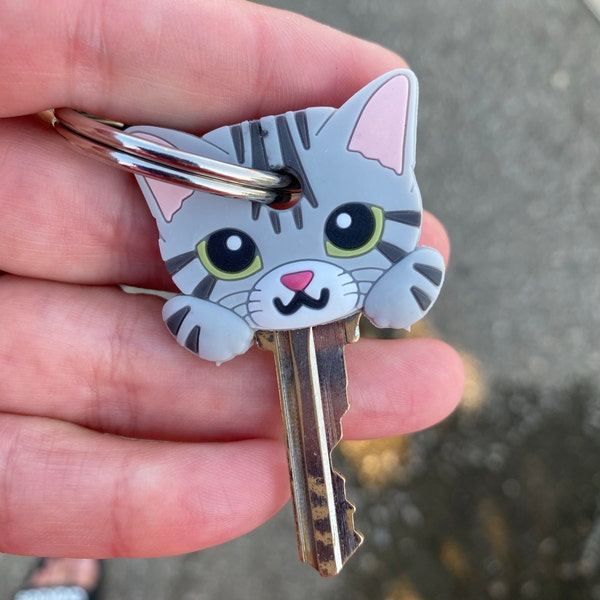 Cat Key Cover/ Key Identifier - Etsy