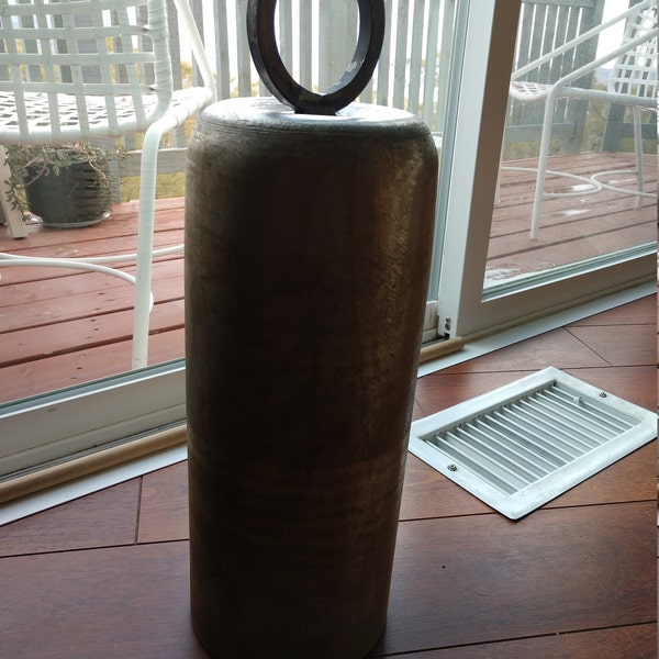 Large Tank Bell Wind Chime or Gong Titled "fish On" - Etsy