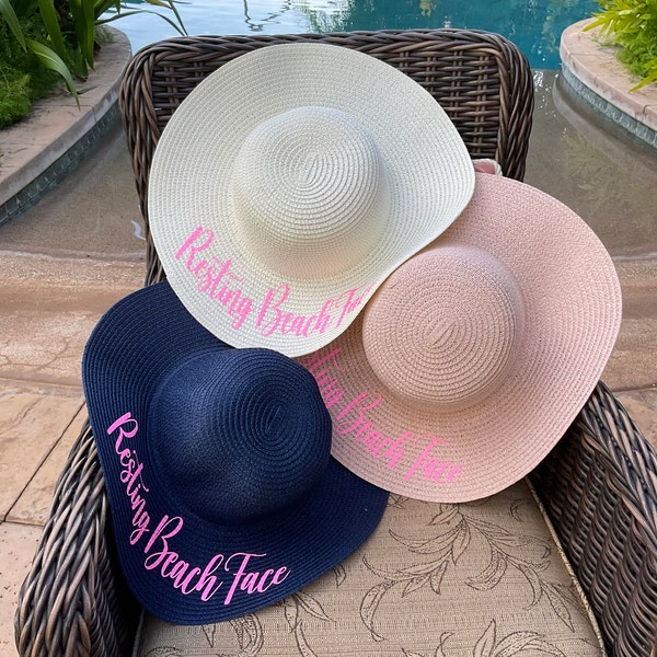 Beach Party Hat |birthday Girl Hat |birthday Favors | Birthday Beach ...