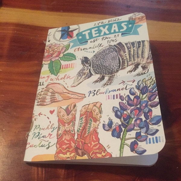 Texas Notebook, Blank Journal, Lone Star State, State Symbols ...