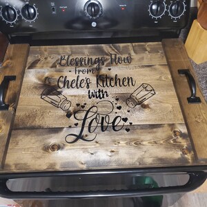 Hand Made Custom Stove Top Cover - Etsy